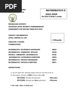 Marking Guide: National Exam Math 2023 | PDF | Discrete Mathematics ...