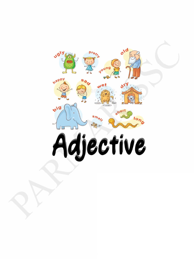 Adjective Full Chapter Notes | PDF
