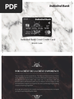 IndusInd Legend Credit Card Benefits Guide | PDF | Credit Card ...