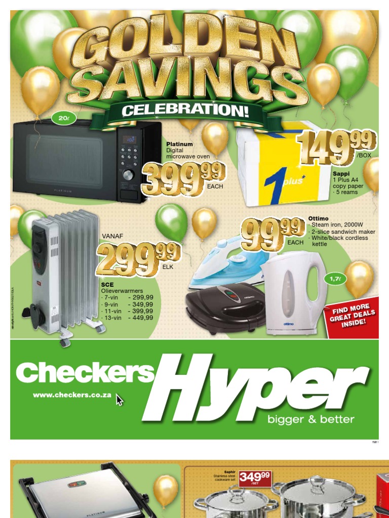 Checkers Hyper Appliances Catalogue | PDF