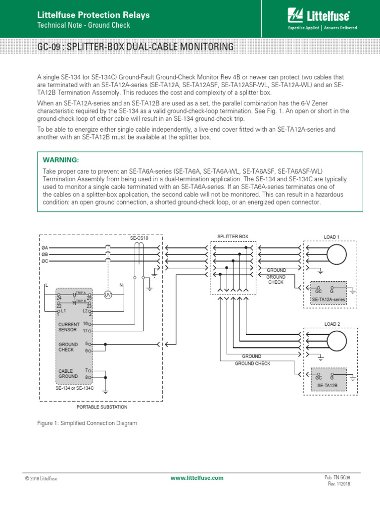 TN GC09 Dual Cable Monitoring | PDF | Electrical Engineering | Electronics