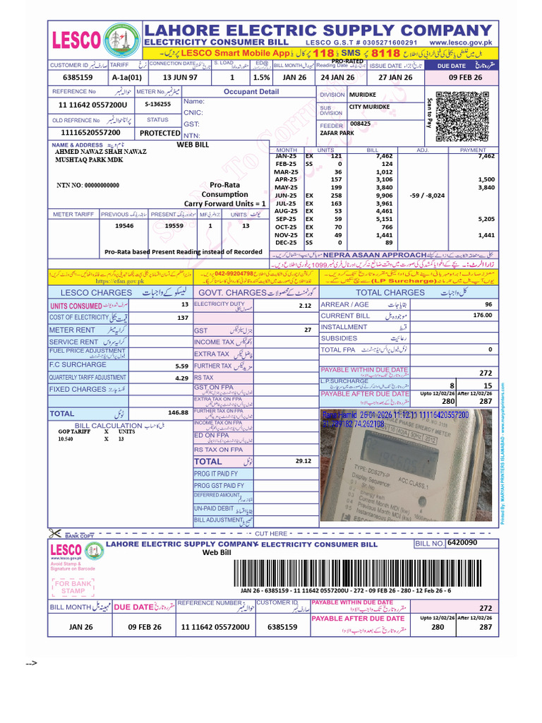 Online Bill | PDF
