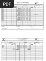 Daily Cash Collection Form Template | PDF
