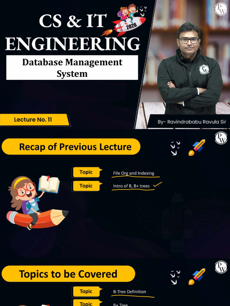 DBMS 11 - Class Notes | PDF