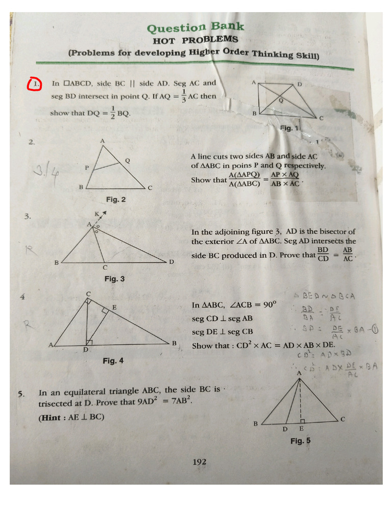 Geometry Hots Questions | PDF