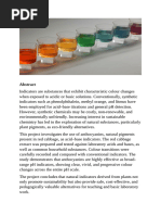Natural Flower pH Indicators | PDF | Ph