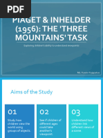 Piaget's Three Mountains Task Explained | PDF | Learning | Cognitive ...
