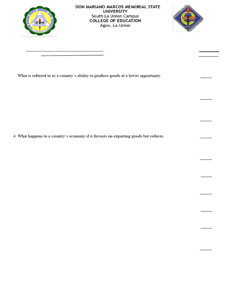 TEACHER MADE TEST SAMPLE | PDF | Currency Appreciation And Depreciation ...