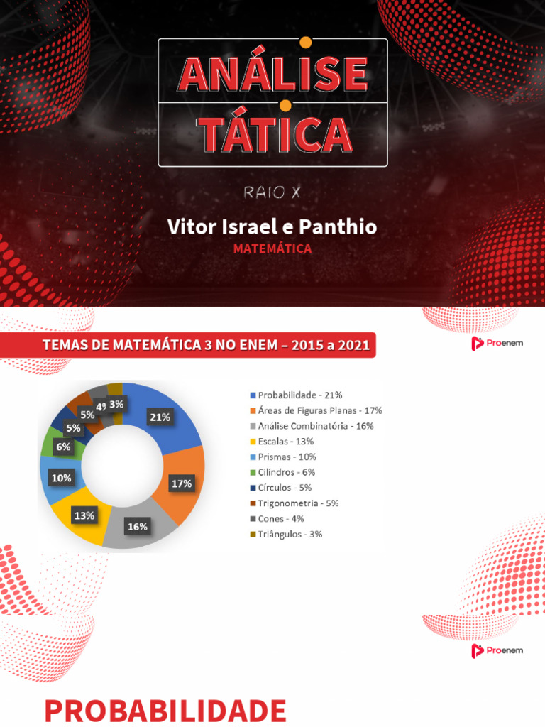 Vitor Israel e Panthio: Matemática | PDF | Triângulo | Probabilidade