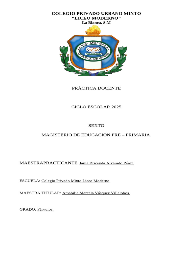 Prepractica Jania 2025 | PDF