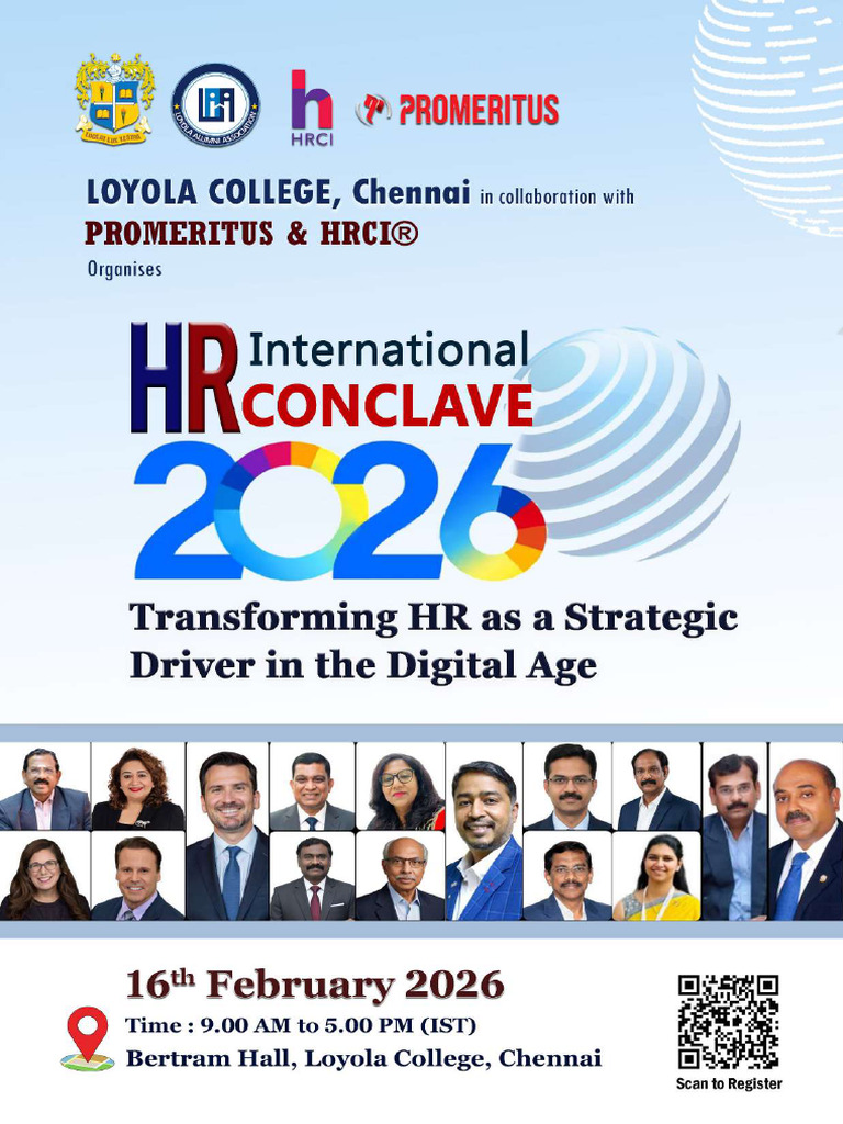 Loyola College & HRCI-HR Conclave - Brochure | PDF