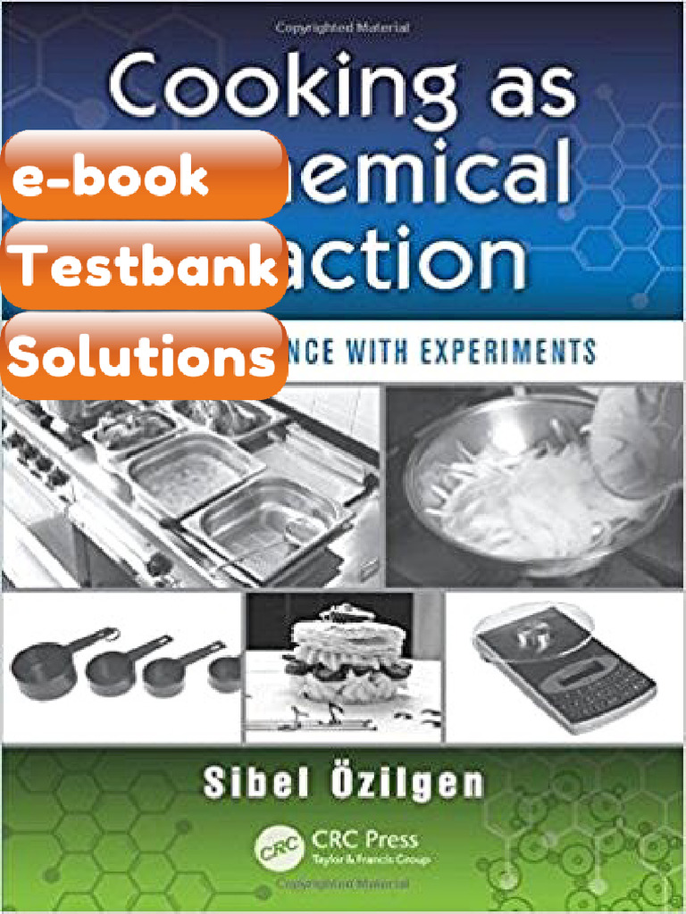 eBook & Testbank Cooking as a Chemical Reaction Culinary Science With ...