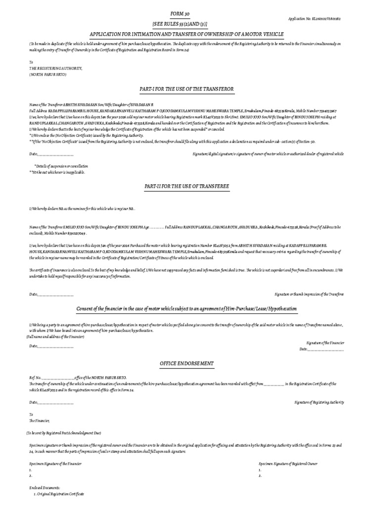 Form 30 | PDF