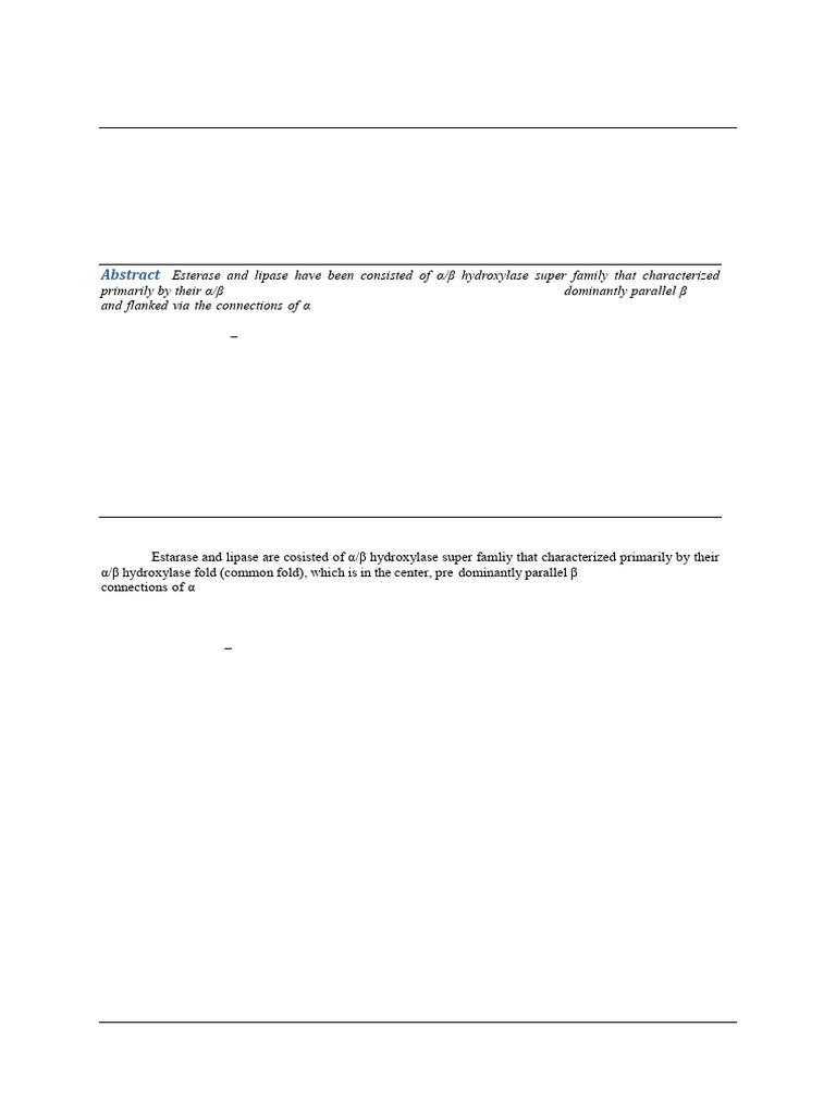 Lipases Definition and Their Application | PDF | Hydrolysis | Amino Acid