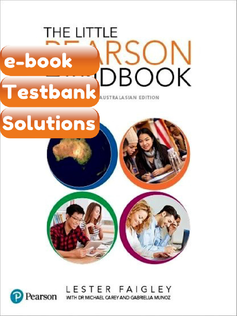 Testbank - The Little Pearson Handbook 4th Edition | PDF | Subscription ...