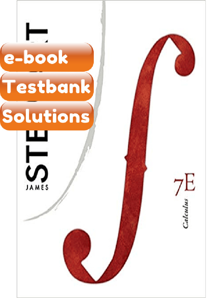 Testbank - Calculus 7th Edition by James Stewart A | PDF | Subscription ...