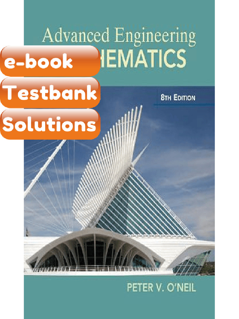 Testbank - Advanced Engineering Mathematics 8th Edition ONeil | PDF ...