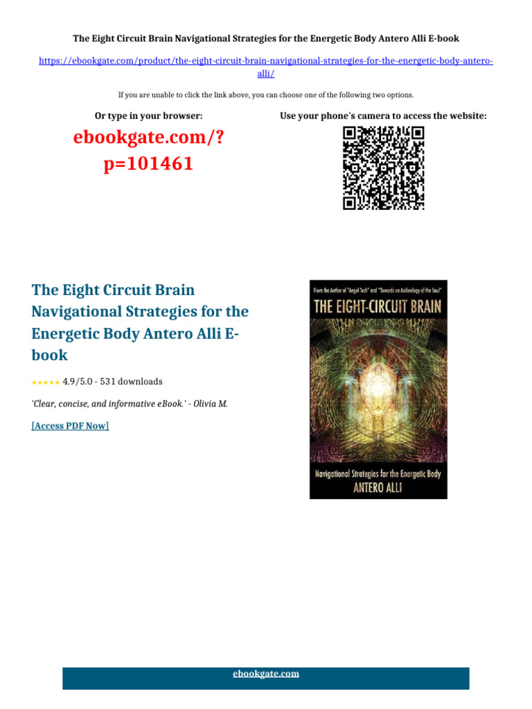 The Eight Circuit Brain Navigational Strategies for the Energetic Body ...