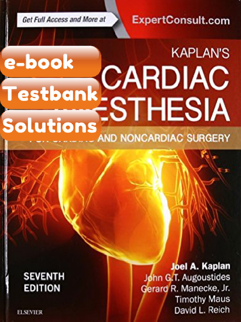 Kaplans Cardiac Anesthesia in Cardiac and Noncardiac Surgery 7th ...