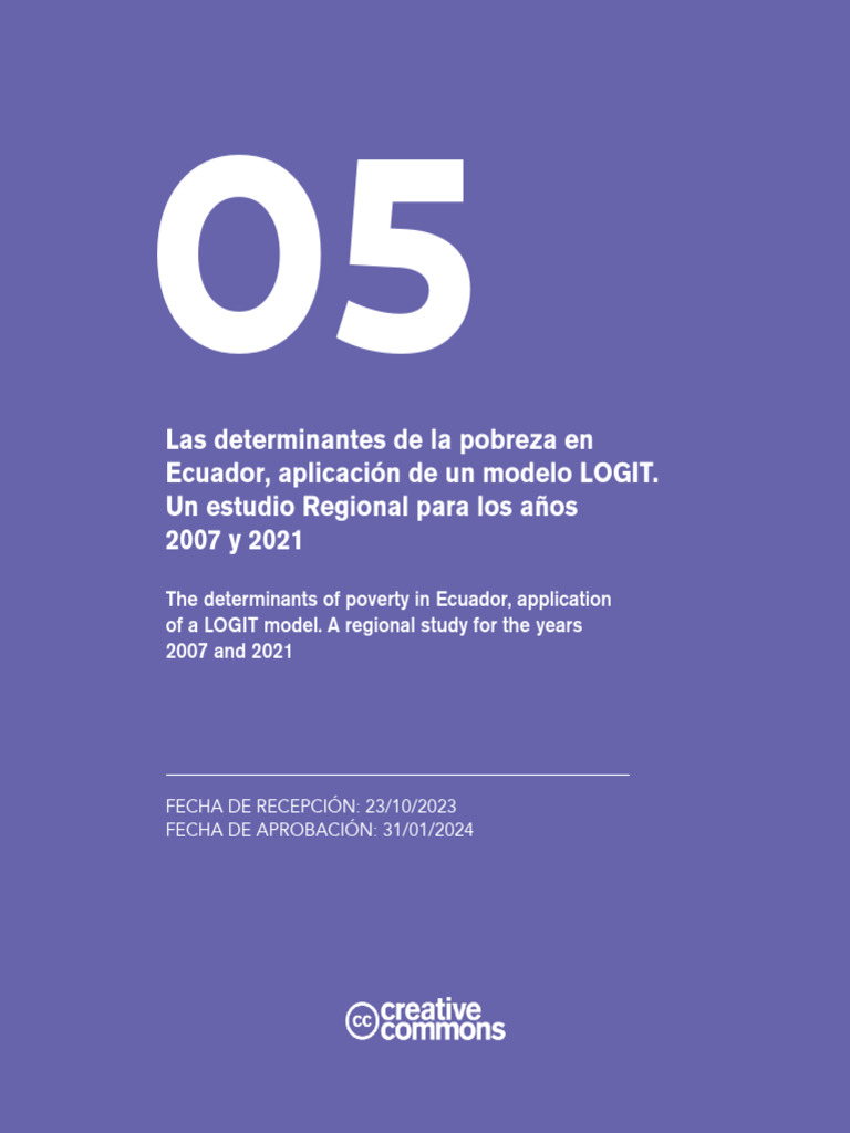 Uazuay Revista Uda Akadem 13 Cap 05 | PDF | Pobreza | Pobreza e indigencia