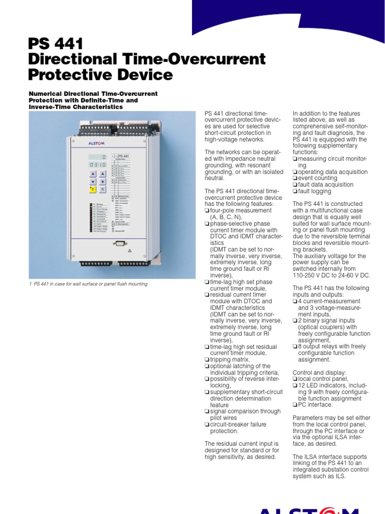 ps441 0604762en | PDF | Electrical Connector | Relay