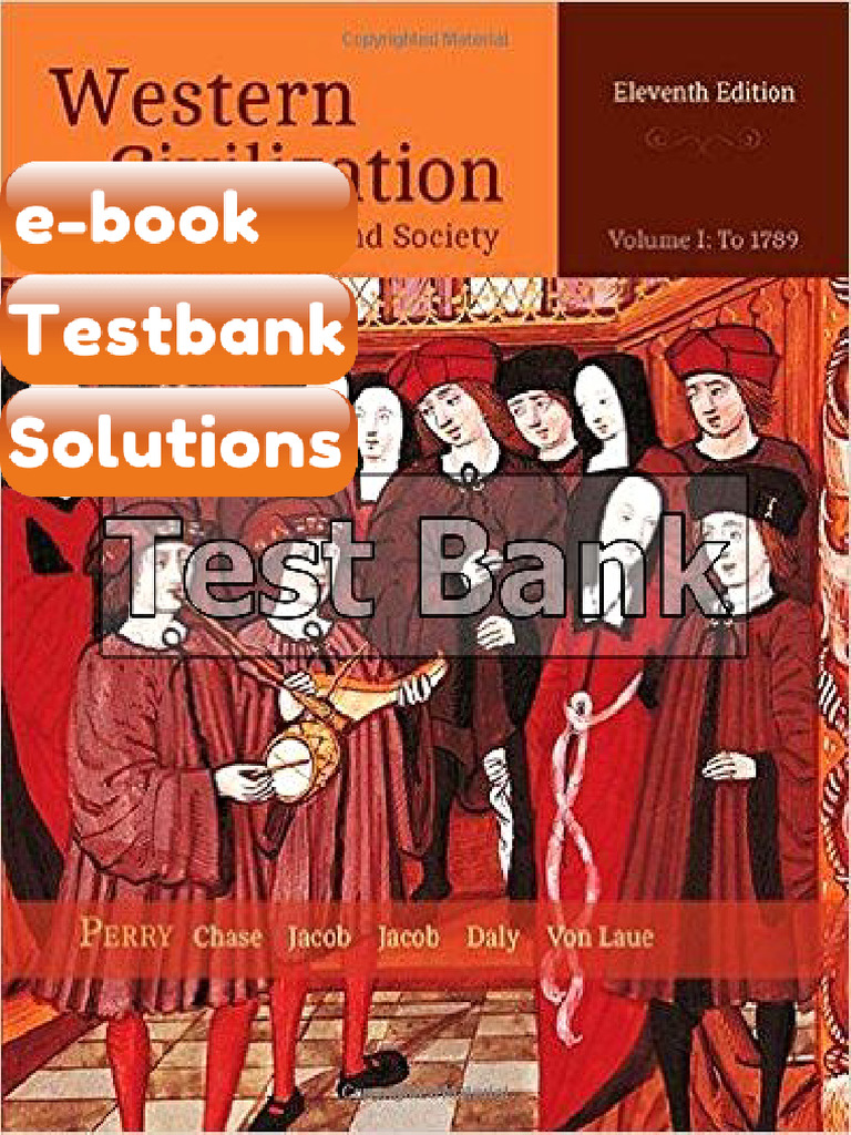 Ebook & Testbank Western Civilization A Brief History Volume I 11th ...