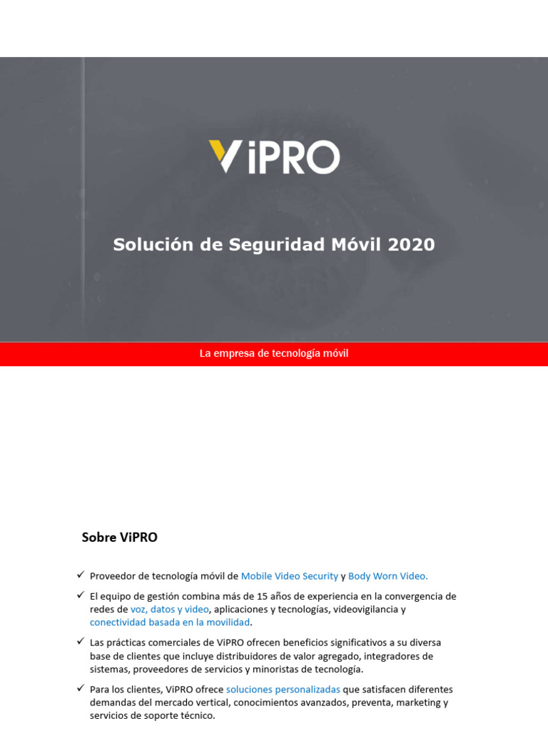 Presentacion Vipro | PDF