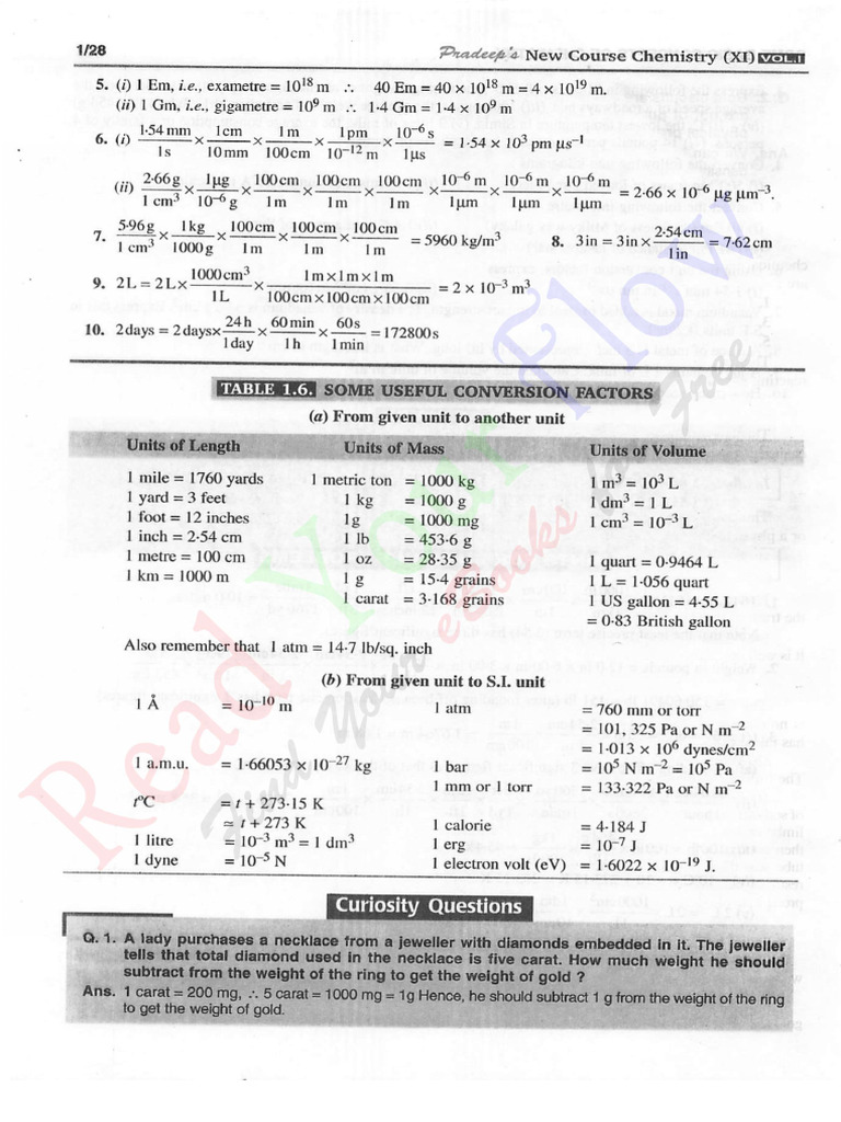 Si Units and Conversion | PDF