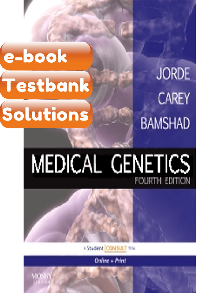 Testbank - Medical Genetics 4th Edition by Lynn B Jorde A | PDF ...
