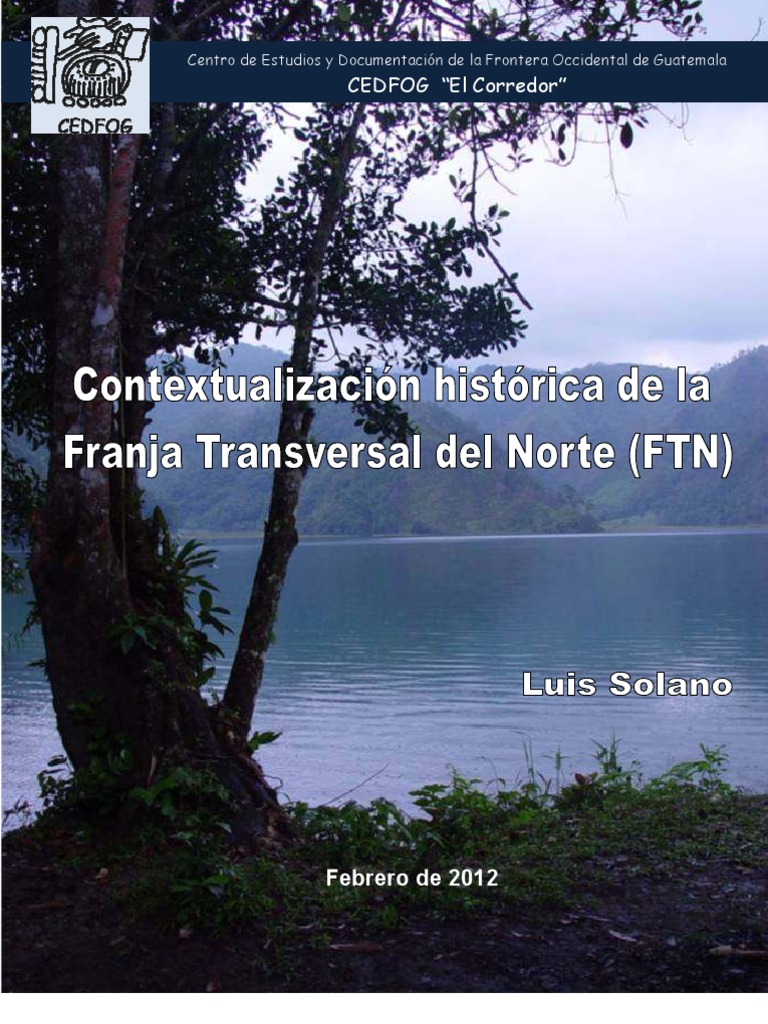 Estudio de La Franja Transversal Del Norte Guatemala | PDF | Guatemala