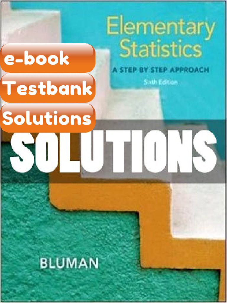 Ebook & Testbank Elementary Statistics 6 Ed Allan Bluman | PDF