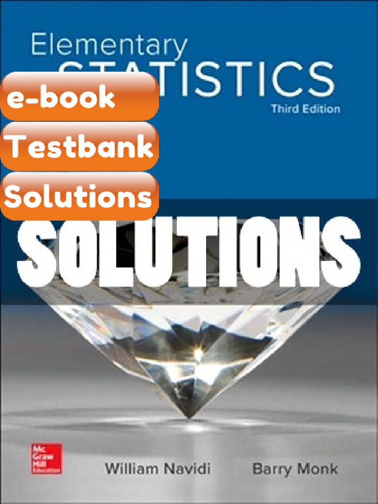 Ebook & Testbank Elementary Statistics 3 Ed Navidi | PDF | Subscription ...