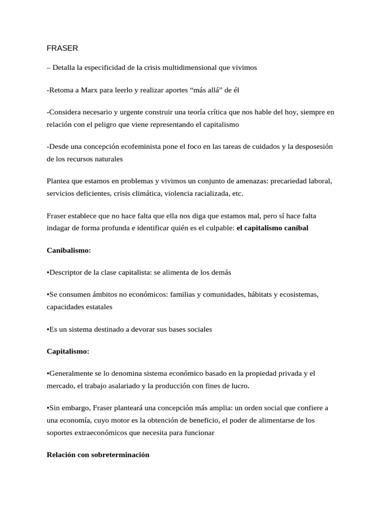 Fraser Marx Harvey | PDF | Capitalismo | Acumulación de capital
