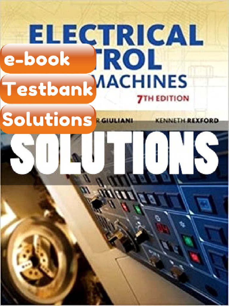 eBook & Testbank Electrical Control for Machines 7 Ed Lobsiger | PDF ...