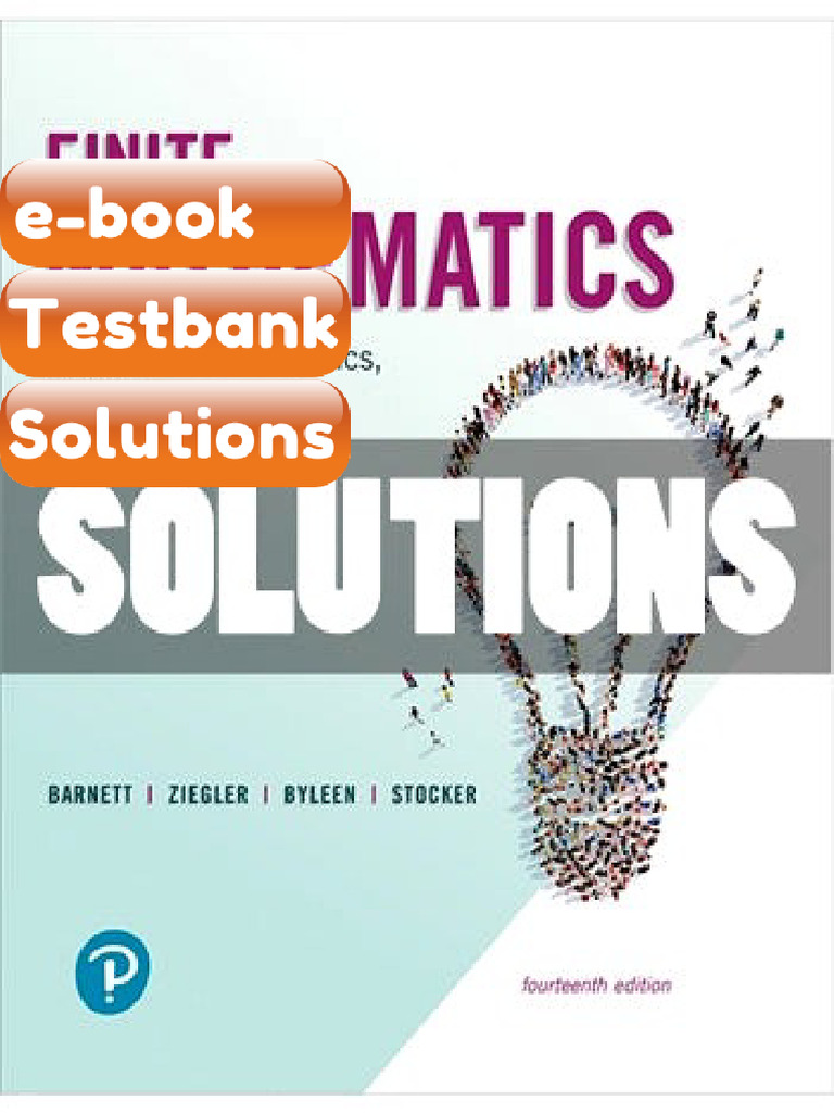 Testbank - Finite Mathematics for Business Economics Life Sciences and ...