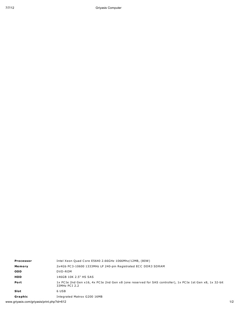 IBM 1500 UPS for X3500-M3 Server | PDF