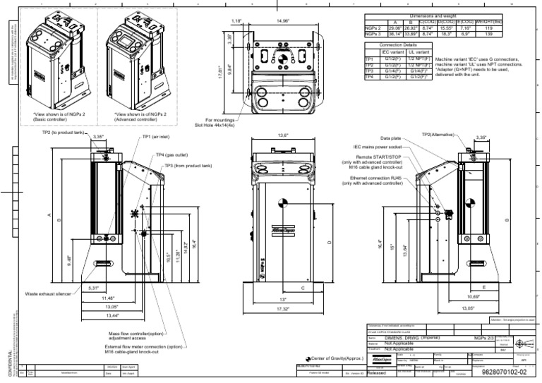 NGPs 2-3 Dimension Drawing Imperial Antwerp 9828070102-02 | PDF