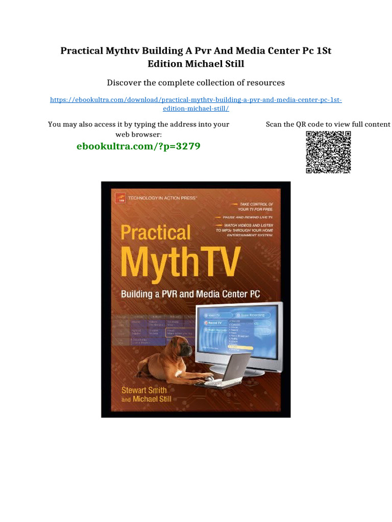 Practical MythTV Building a PVR and Media Center PC 1st Edition Michael ...