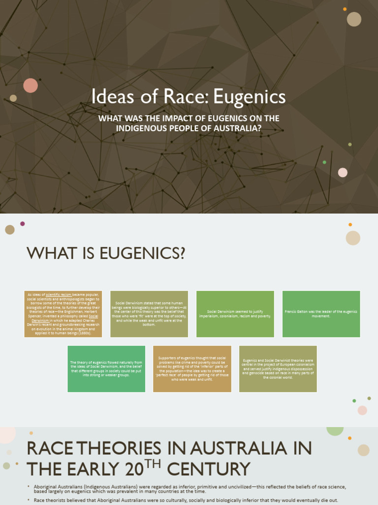 Eugenics PowerPoint Presentation | PDF | Darwinism | Politics And Race