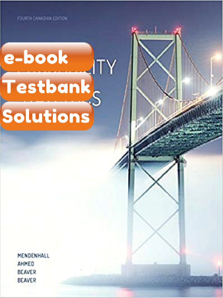 Testbank - Introduction to Probability and Statistics 4e by William ...