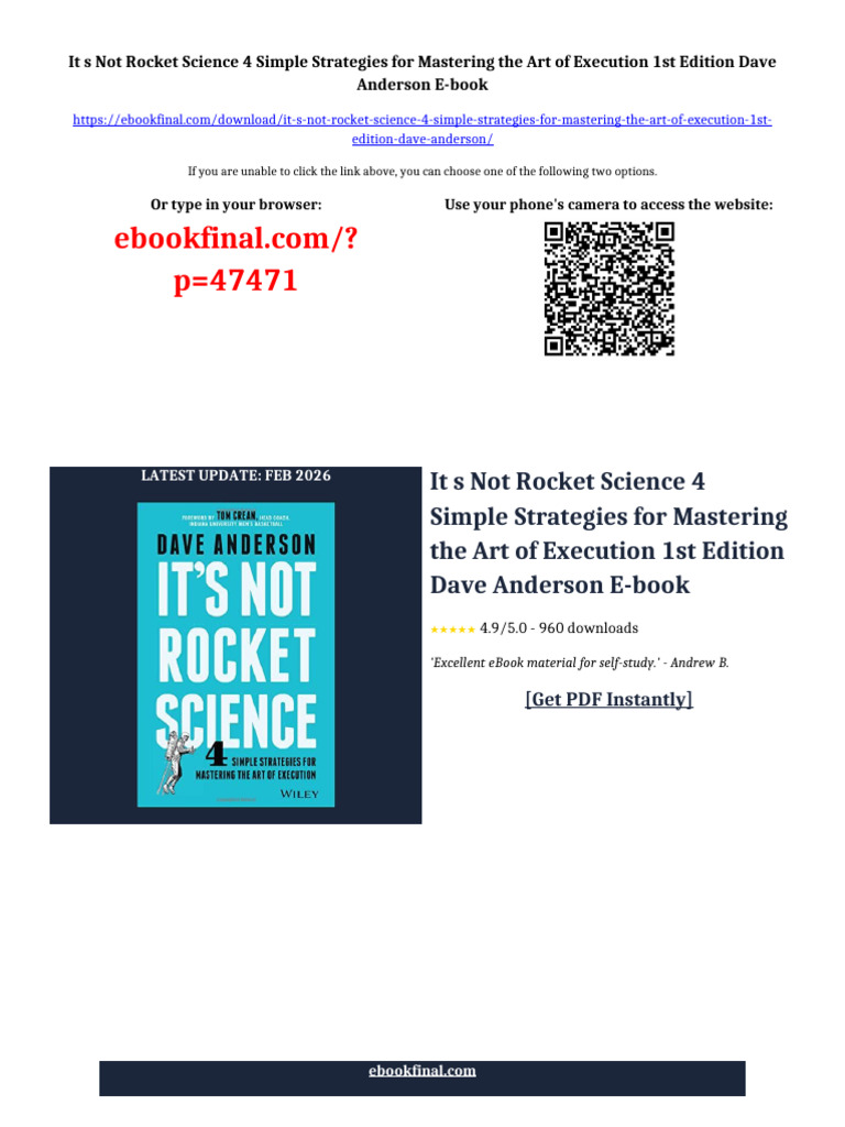 It s Not Rocket Science 4 Simple Strategies for Mastering the Art of ...