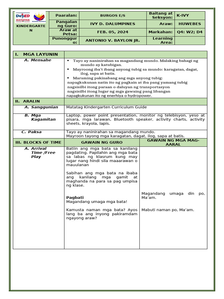 DLP q4 w2 - Day 4 | PDF