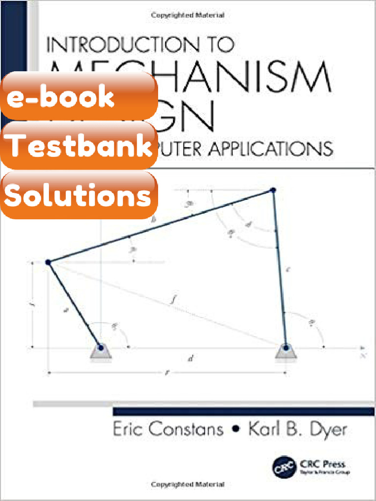 Introduction To Mechanism Design by Eric Constans Karl B Dyer Testbank ...