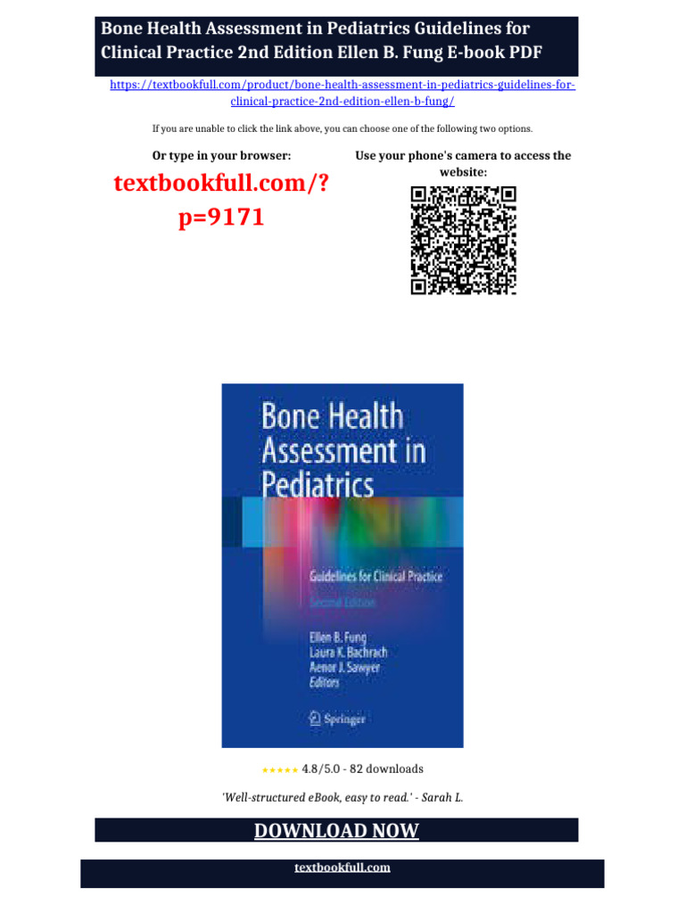 Bone Health Assessment in Pediatrics Guidelines for Clinical Practice ...