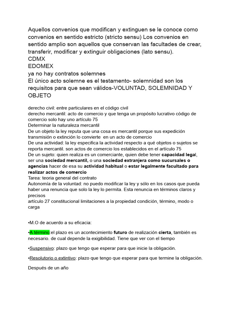 Guia de Contratos Civiles y Mercantiles | PDF