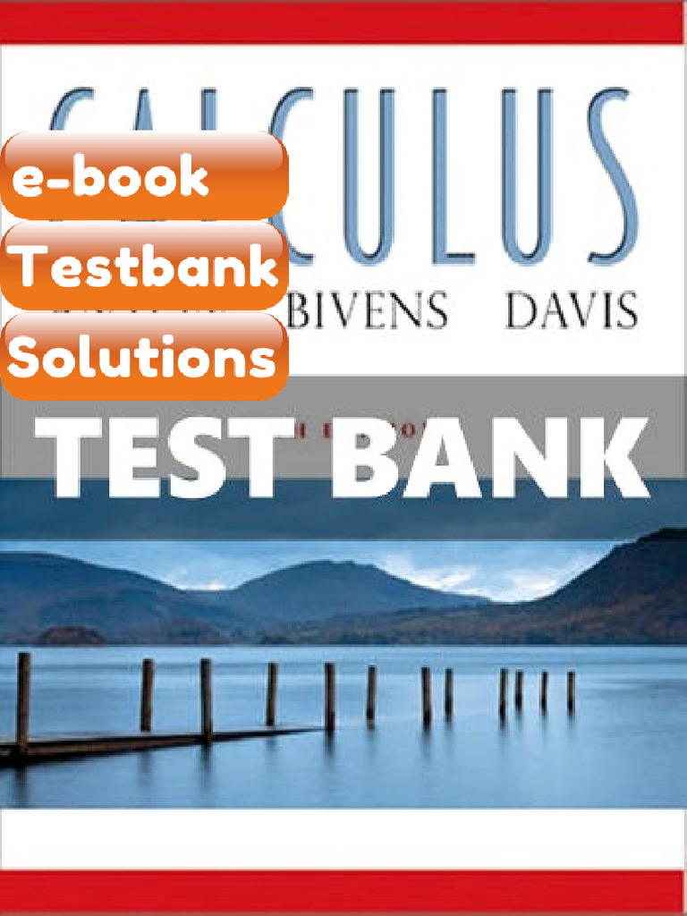 Testbank - Calculus 10 Ed Anton | PDF | Subscription Business Model ...