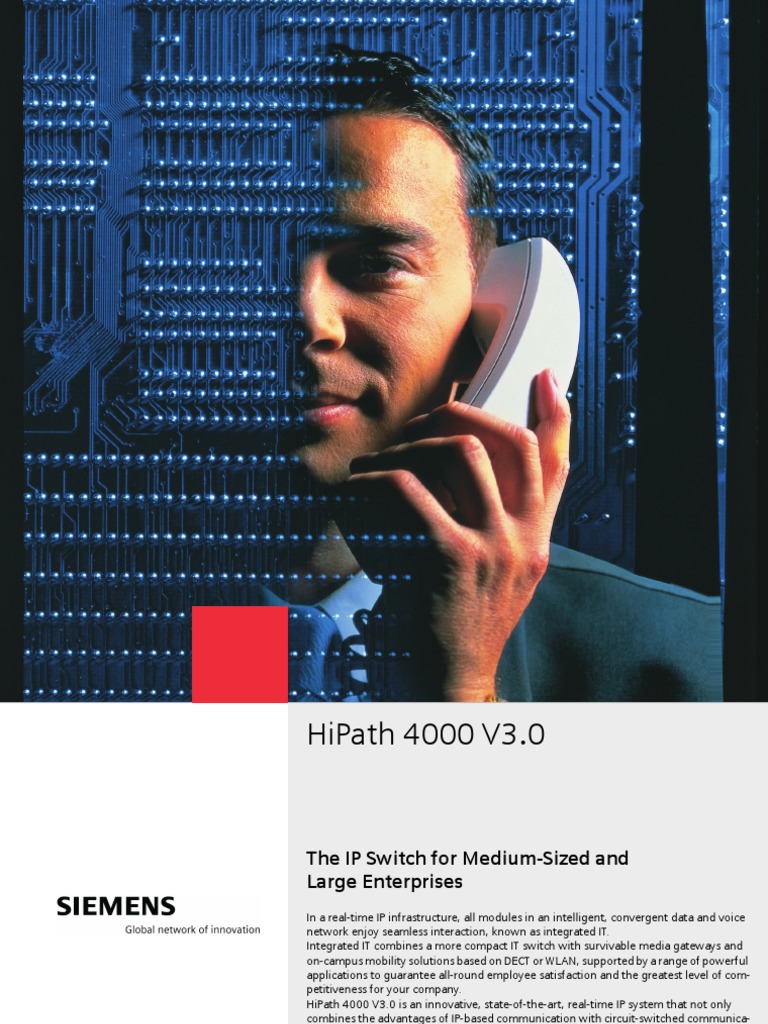 jd263 Hipath 4000 V3.0 | PDF | Computers