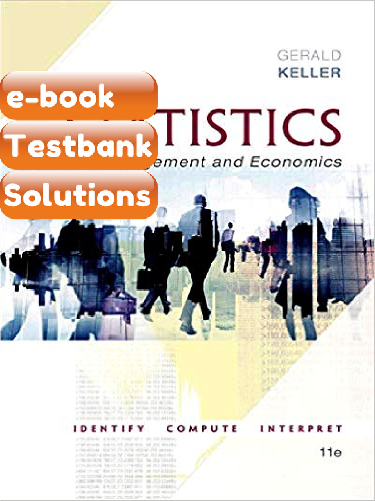 Testbank - Statistics for Management and Economics 11th Edition by ...