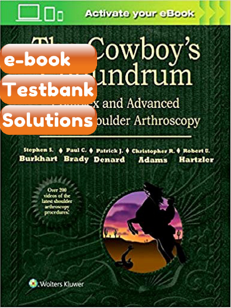Testbank - The Cowboy s Conundrum Complex and Advanced Cases in ...