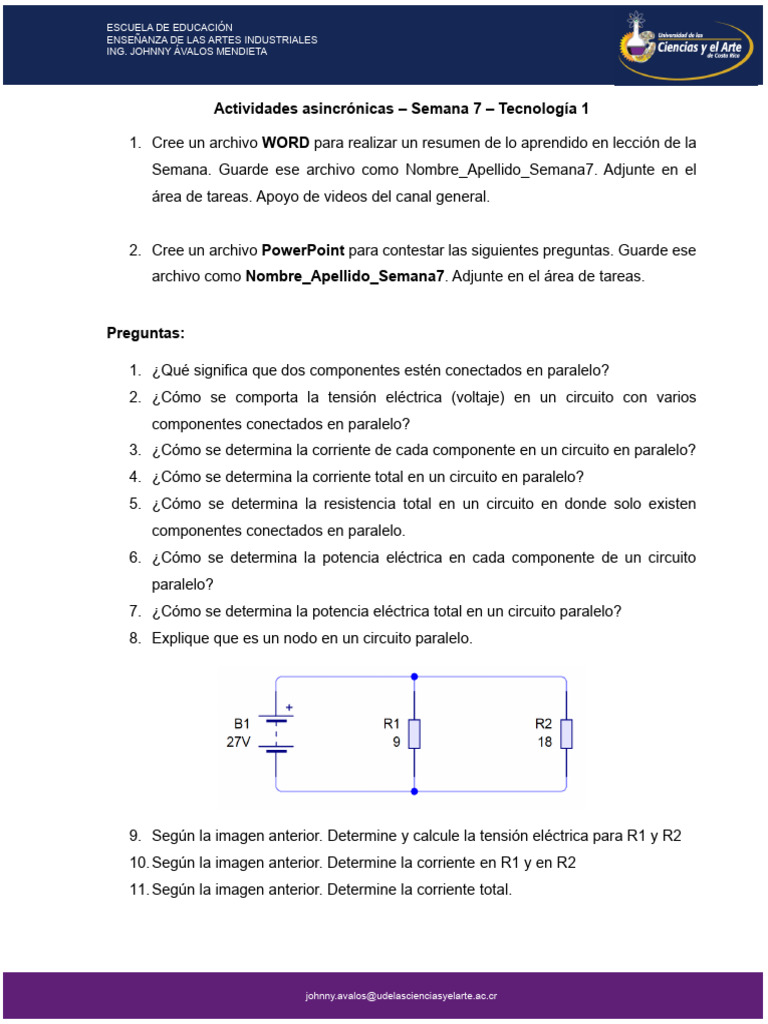 0001111 tarea | PDF | Red eléctrica | Energia electrica